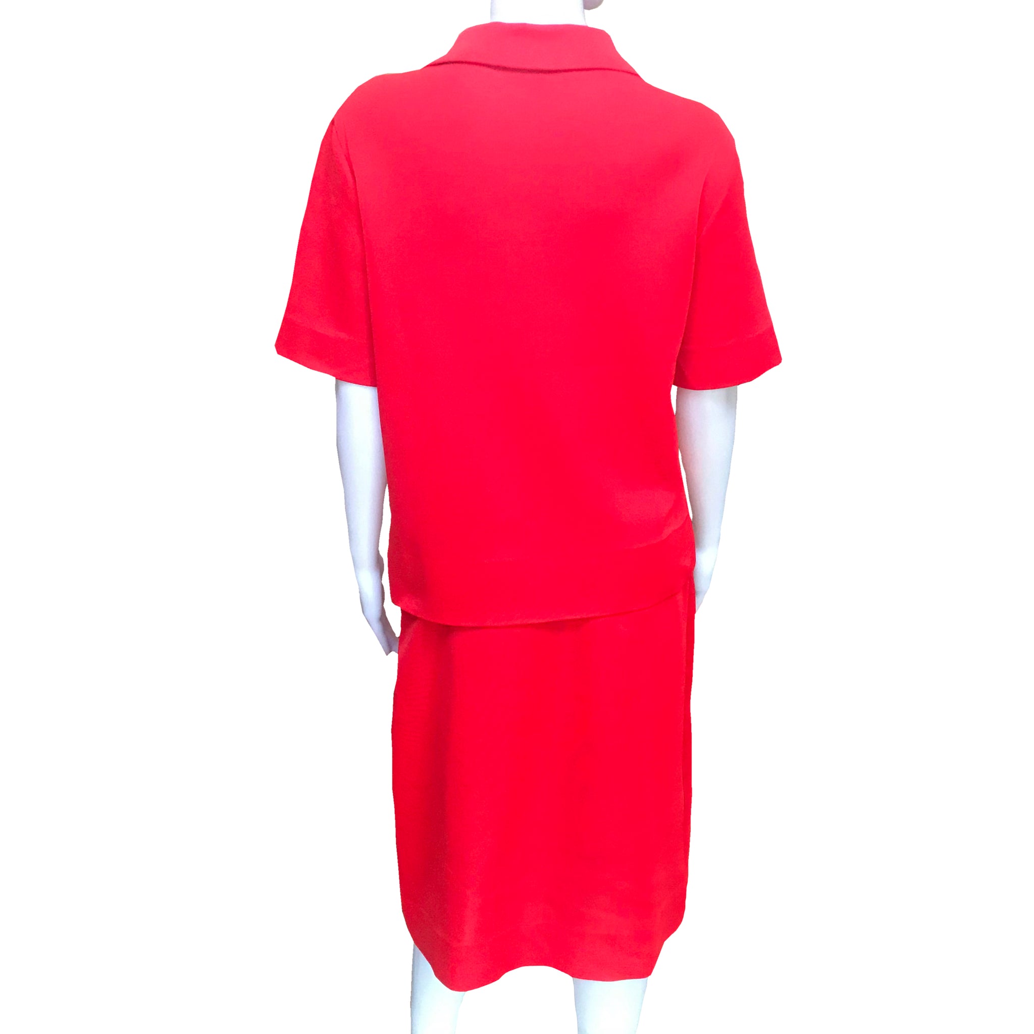 Vintage 1960s Kimberly Bright Orange Knit Suit - Madmen Style – Shop ...